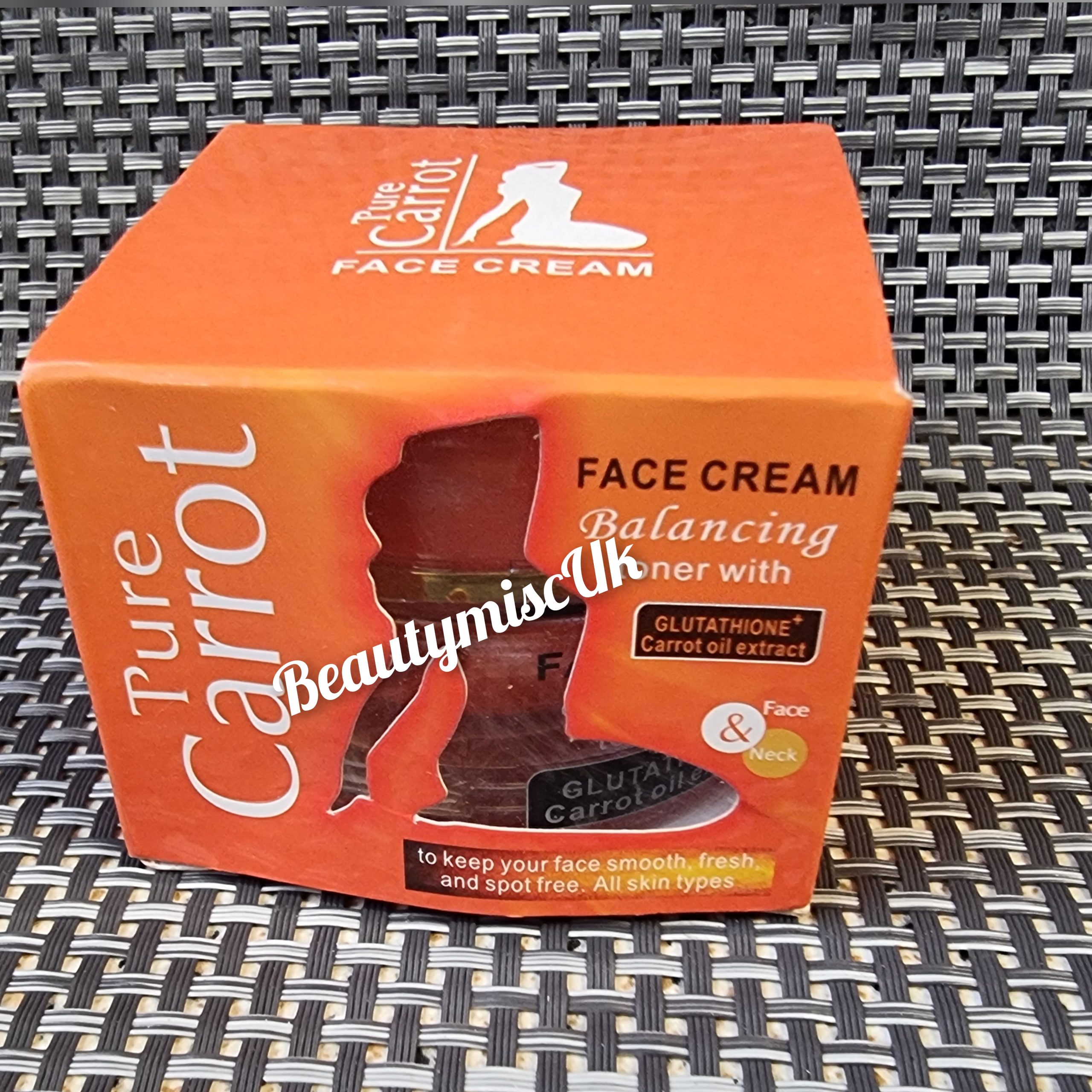 Pure Carrot Face Cream Balancing Toner with Glutathione+Carrot Oil ...